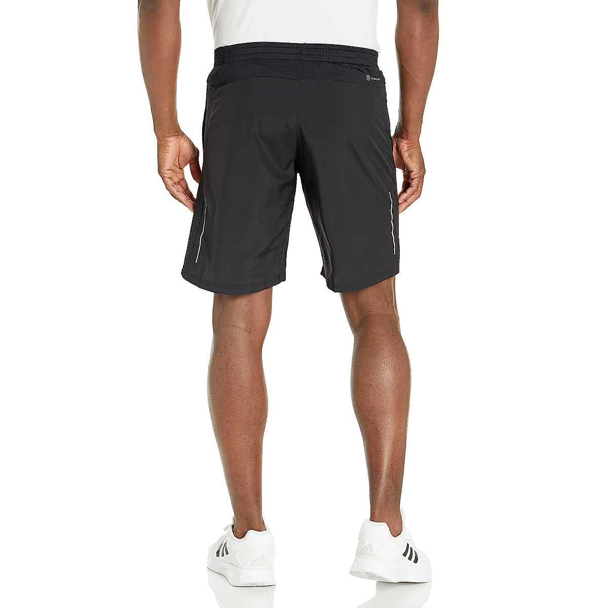 adidas Men's Own The Run Cooler Shorts, Grey Four/Blue Rush, Small