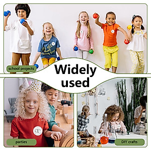 BIGNC 20 Set Clear Plastic Craft Button with Pin,Pins Buttons Design a Button for DIY Crafts(2.36 Inch)