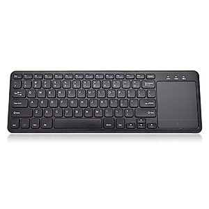 BoxWave Keyboard Compatible with Alienware X15 R2 Gaming Laptop (15.6 in) - MediaOne Keyboard with TouchPad, USB Fullsize Keyboard PC Wireless TrackPad - Jet Black