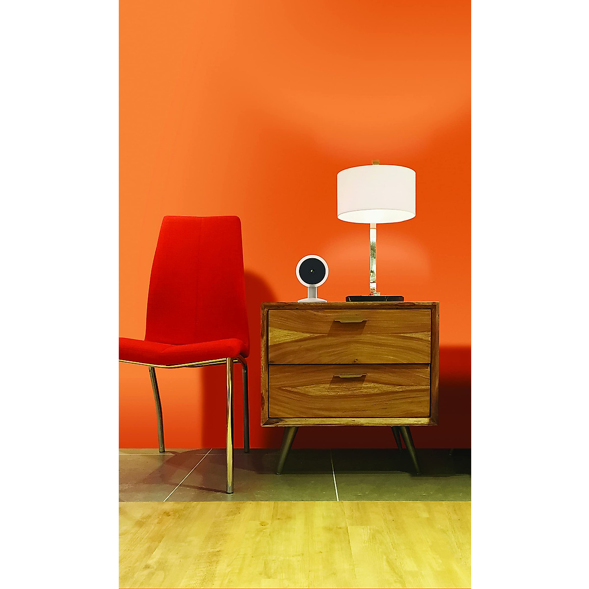 Cree Connected Max Smart Indoor Camera, 1080P HD Smart Video Camera with Optional 24-7 Recording, Motion & Sound Detection, Bluetooth + WiFi, White, 2.4 GHz, 1 Camera