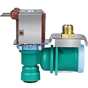 W10238100 WPW10238100 W10498992 Refrigerator Water Inlet Valve, Compatible with Whirlpool Kitchen-Aid Kenmore May-tag Jenn-Air IKEA Refrigerator, Replacement for W11451511 AP6017532 IMV-8100 K-77473