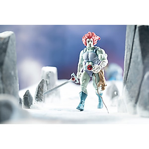 Super7 ULTIMATES! Thundercats Lion-O (Hook Mountain Ice) - 7" Thundercats Action Figure with Accessories Classic Cartoon Collectibles and Retro Toys