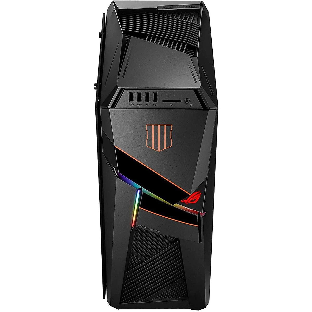 Asus ROG Strix GL12 Gaming Desktop, Overclocked 9th Gen Intel Core i7-9700K, NVIDIA GeForce RTX 2080 8GB, 16GB DDR4 RAM, 256GB PCIe Nvme SSD + 2TB HDD, Windows 10 - GL12CX-DH781, Black/Grey