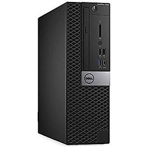 Dell OptiPlex 7050 Small Form Factor, Intel Core 7th Generation i5-7500, 8 GB DDR4, 256 GB M.2 PCIe SSD, Windows 10 Pro (Renewed)