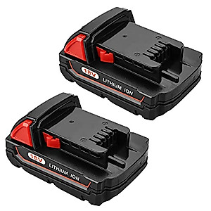 Dosctt 2 Packs 18V 3.0Ah 48-11-1835 48-11-1837 Replacement Battery Compatible with Milwaukee M18 Battery Lithium ion 48.11.1815 48-11-1820 48-11-1828 48-11-1840 48-11-1850 48-11-1852