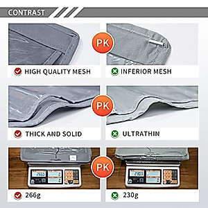 zebricolo, Purse Organizer Closet, 2 Pack, Purse Hanger Closet, 8 Pockets, Bag Organizer for Closet, Larger Pockets, Purse Organizer for Closet, Metal Hooks, Purse Storage Organizer, Gray