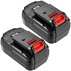 Dosctt 2 Pack 3.6Ah 18 Volt PC18B Battery Replacement for Porter Cable 18V Battery PCC489N PC18BLEX Compatible with Porter Cable 18V Ni-Cd&Ni-Mh Battery Charger PCMVC PCXMVC