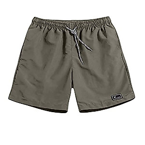 Athletic Shorts for Men Pack Mens Shorts Elastic Waist Athletic Gym Workout Shorts with Pocket Breathable Drawstring Athletic Shorts 3" Inseam Men Lounge Shorts Army Green L