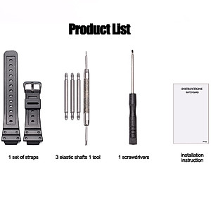 MCXGL 16mm Unisex Resin Strap Compatible with G-Shock DW5600 GW-M5610 DW6900 GW-6900 DW-6600 Outdoor sports Rubber Watchband