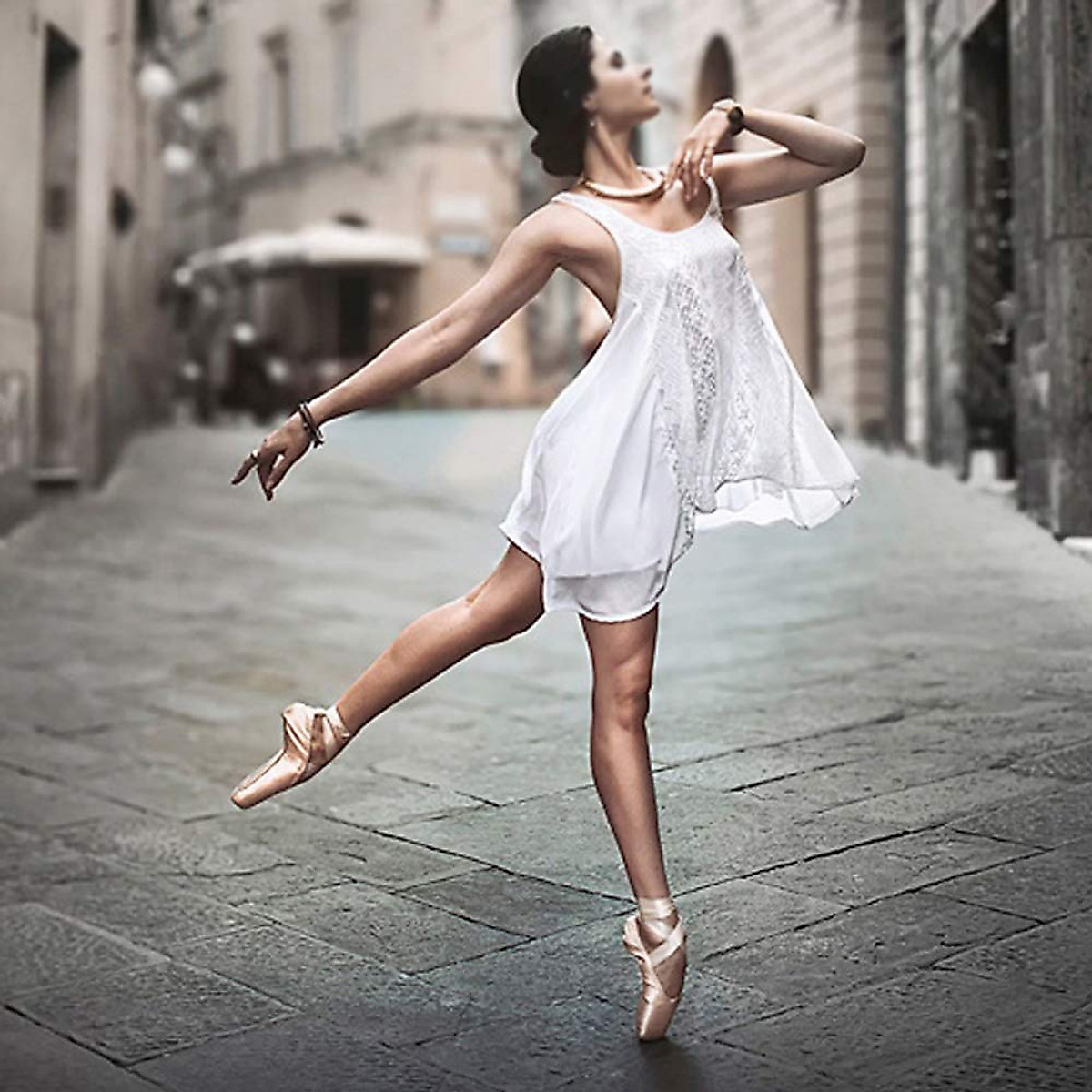 Daxin Half Sole Dance Shoes, Ballet Belly Dance Foot Thong Dance Paw Shoes Half Stole for Girls/Women