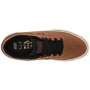 Etnies Men's Joslin Vulc Low Top Skate Shoe, Brown/Black, 12