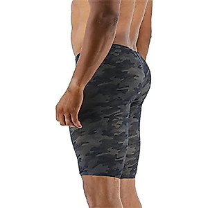 TYR Men's Standard Durafast One Jammer Swimsuit, Black, 32