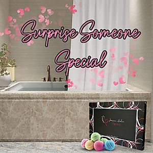 Bath Bomb Gift Set - by Joanne Arden Organic Bath Bombs for Women, Men & Kids. Bulk Bath Bomb Kit Includes 40 Paraben Free & Sulfate Free 2.5 oz Spa Bath Balls