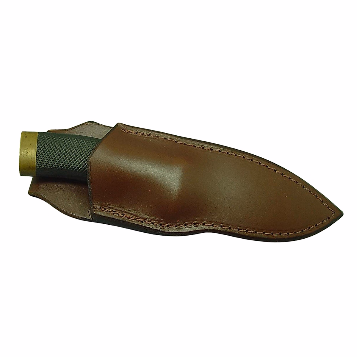 Custom Vertical Knife Sheath Fits Buck 692 or 192 Knives, Fixed Blade Knife Holder, Dyed Dark Brown
