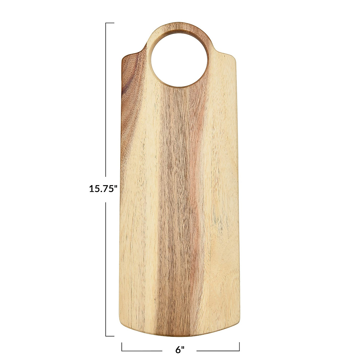 Main + Mesa Rectangle Acacia Wood Cutting Board with Handle