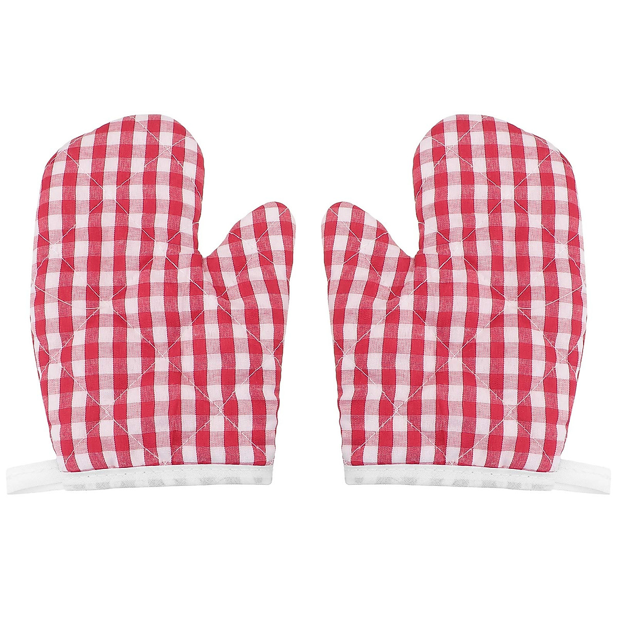 Cabilock Kids Oven Mitts for Children Play Kitchen Heat Resistant Kitchen Mitts for Kids Toddler (2pcs)