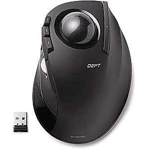 Elecom M-DT1DRBK Wireless 8-Button Tilt Mouse