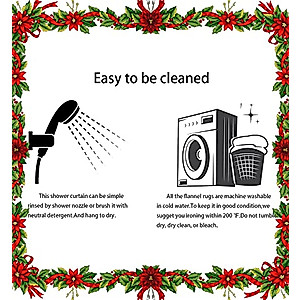 Two Snowmen Bathroom Decor Sets Accessories with Shower Curtain Christmas Shower Curtain Set with Rugs and Accessories Xmas Bathroom Decor 4Pcs