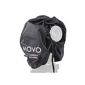Movo CRC11 Camera Rain Coat Rain Cover for DSLR Cameras and Mirrorless Cameras and Lens (Junior Size: 11" x 14.5")