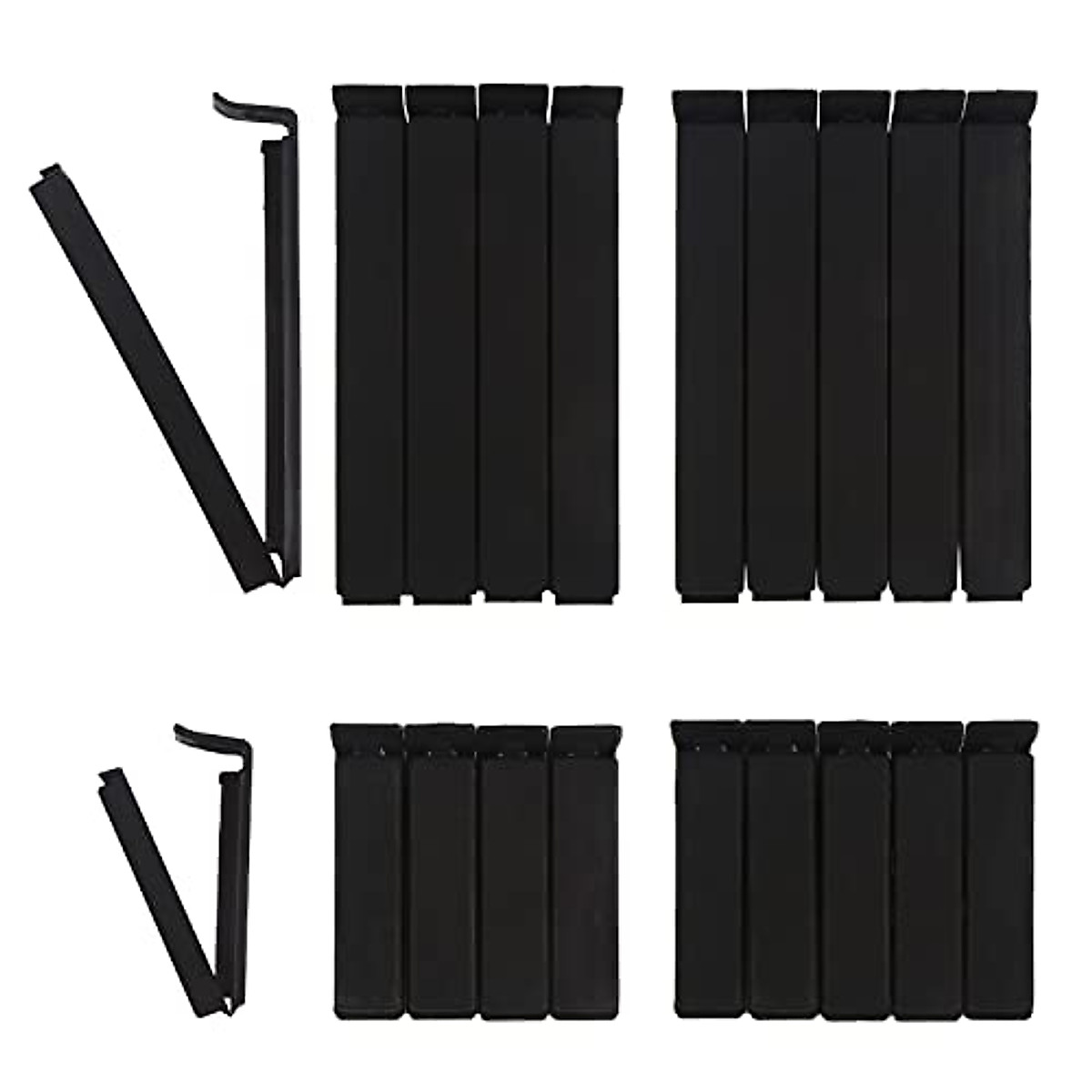 DIYASY Food Bag Clips,30 Pack Plastic Snack Sealing Clip for Food Storage & Packages Assorted Sizes