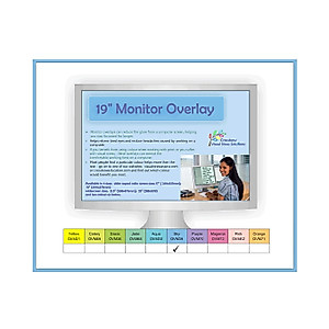 Crossbow Education: Monitor Overlay 19inch - Sky