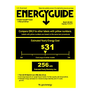 ADT 2.1 Cu.ft Upright Freezer with Compact Reversible Single Door Free Standing Mini Freezer with Adjustable Thermostat for Home/Kitchen/Office