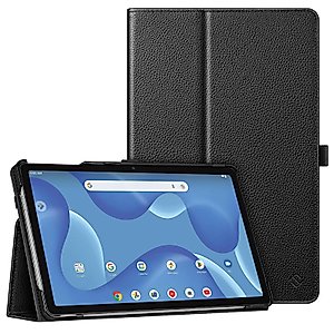 Fintie Case for Onn 11 Tablet Pro (2023 Model) - Premium Vegan Leather Folio Protective Stand Cover, Auto Wake/Sleep Stand Folio Cove for ONN Pro 11 inch Android Tablet 100110027, Black