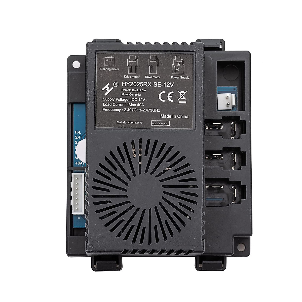 2.4G Bluetooth Remote Control HY2025RX-SE-12V Receiver Kit Kids Powered Ride On Car,Controller Control Box Accessories for Children Electric Ride On Car Replacement Parts