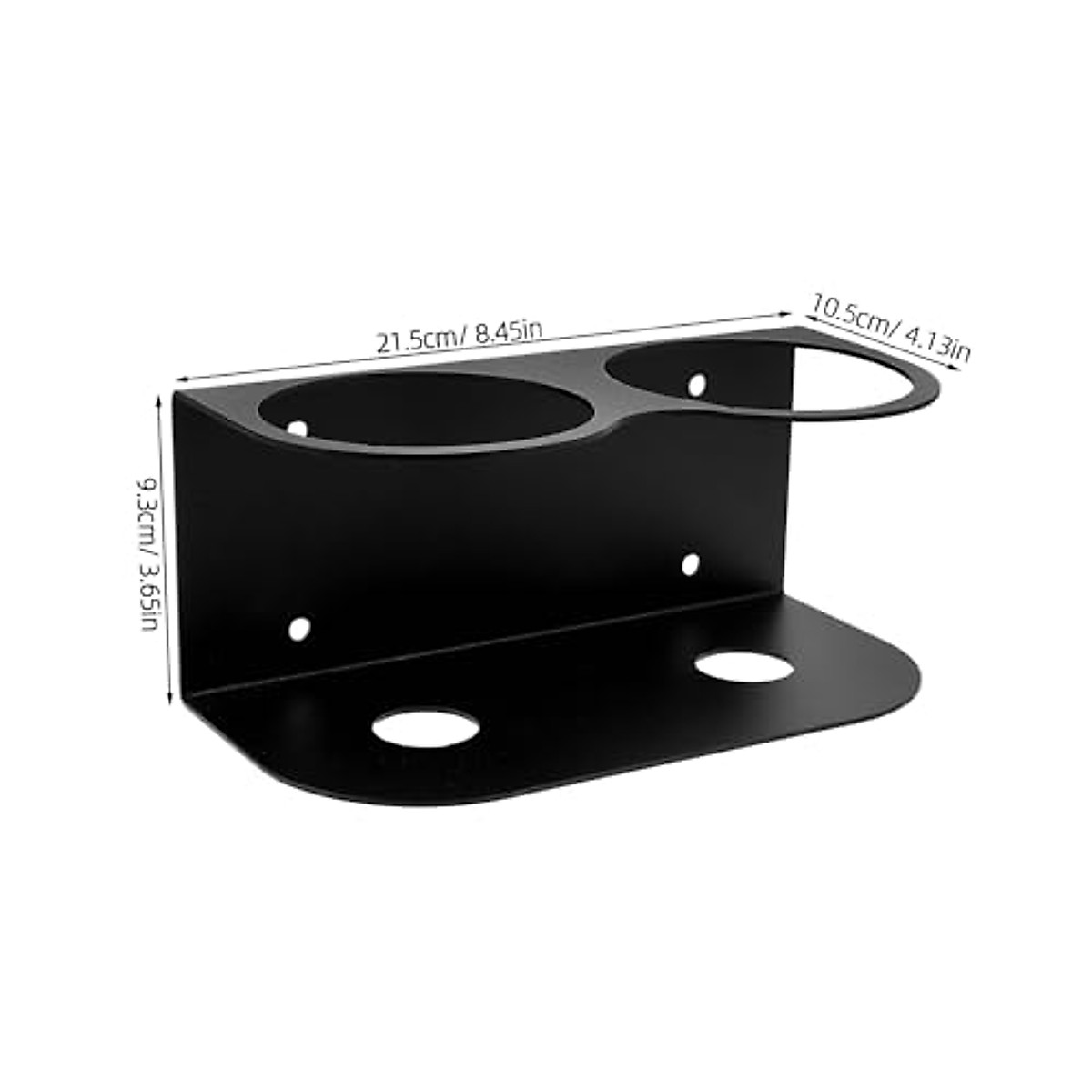 Spray Bottle Holder Hook Spray Bottles Wall Hanging Storage Racks Spray Bottle Hanger Spray Bottle Mounting Bracket Spray Bottle Wall Mount Wall Bracket Black Stainless Steel Gatuida