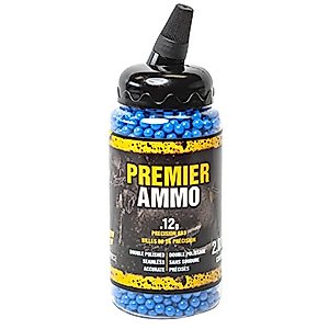 Game Face U-SAP2000 Premier .12-Gram 6mm Camo Airsoft BBs (2000-Count),Green