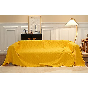 AIVIA Couch Cover Sheet Blanket, Oversized Couch Covers for 3 Cushion Sofa, Extra Large Furniture Decoration Covers Sofa Throws Sofa Slipcovers, L-Shape U-Shaped Sectional Protector for Cats Dogs