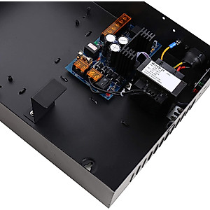 UHPPOTE Input 110VAC Output 12VDC Metal Power Supply Box with Backup Battery Link for Door Access Control Board