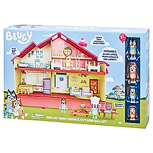 Bluey Mega Bundle Home, BBQ Playset, and 4 Figures | Amazon Exclusive