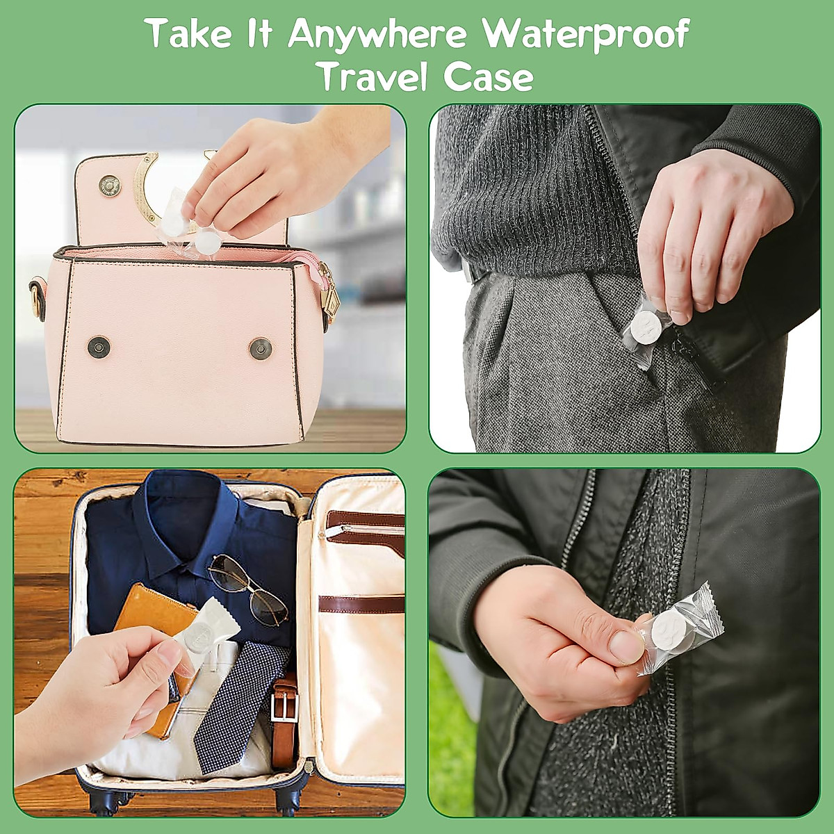 Fancyou Compressed Disposable Face Towel 100 PCS,Thicken Facial Cleansing Cloths Towelettes,Mini Travel Size Towel,Compact Portable Wash Cotton Wipes Tablets Coin Tissues to Cleaning Everything(White)