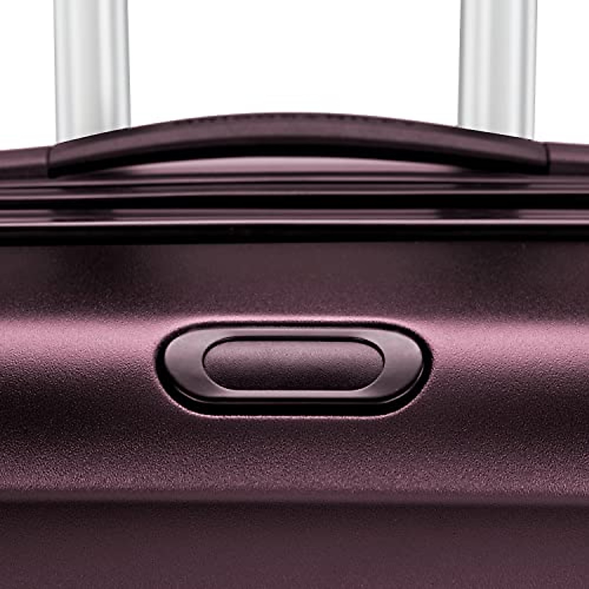 Briggs & Riley Sympatico Hardside Medium Spinner Luggage, Plum, 27-Inch Checked