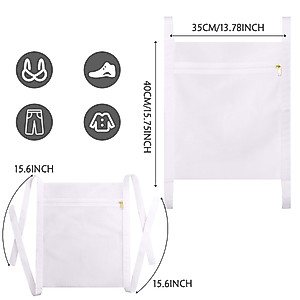 Sneaker Dryering & Washing Machine Bag, Dryer for Shoes, Clothing & Laundry - Elastic Strap Adjuster for Most Dryers Machines Door in Laundry Room, Easy Installation