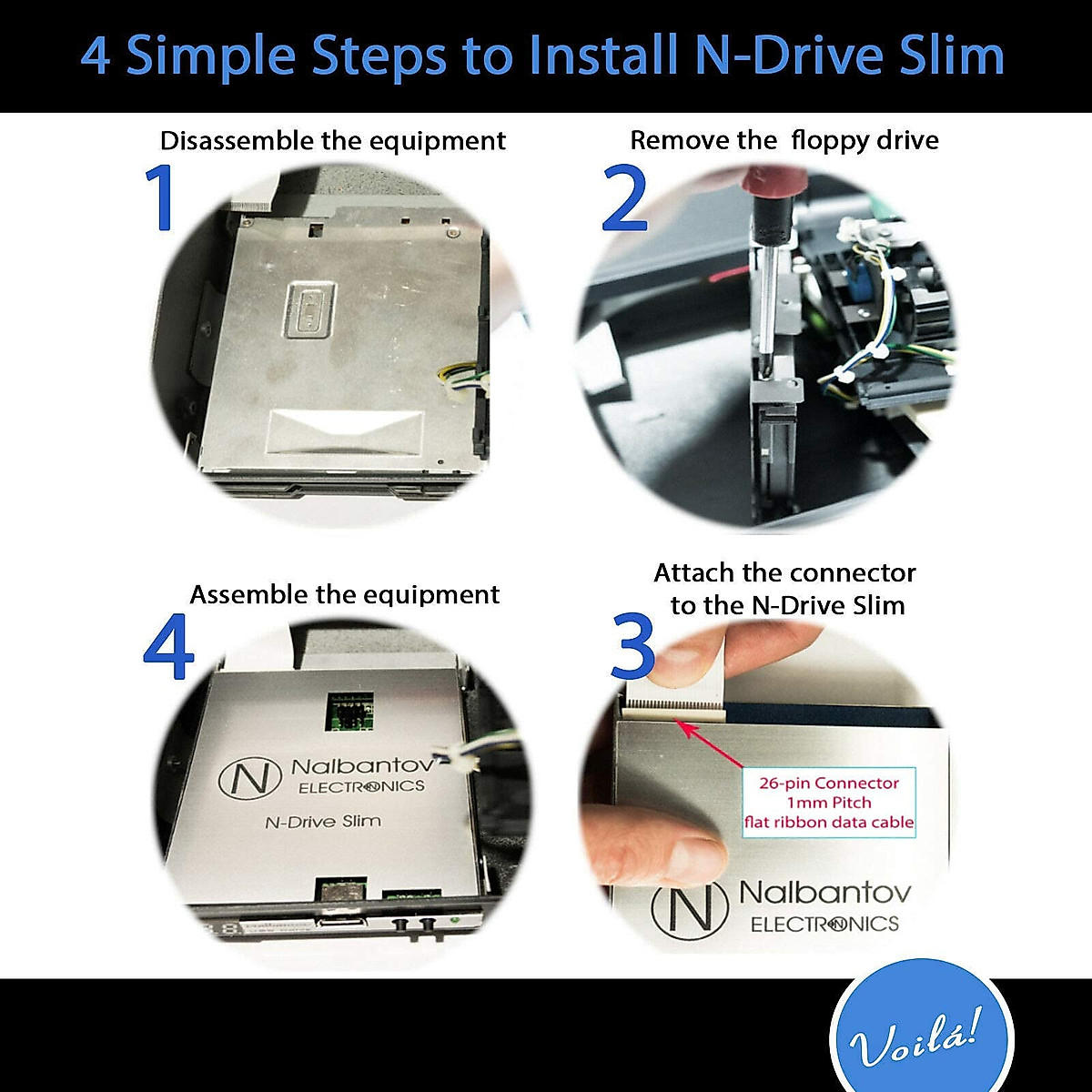 Floppy Disk USB Emulator Nalbantov N-Drive Slim for E-mu E4K + OS v3.00 Emu E4K