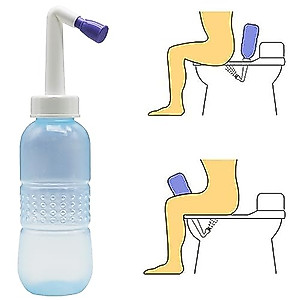 Portable Handheld Personal Hygiene Refresher Toilet Butt Cleaner Travel Bidet Spray Bottle for Home 450ml
