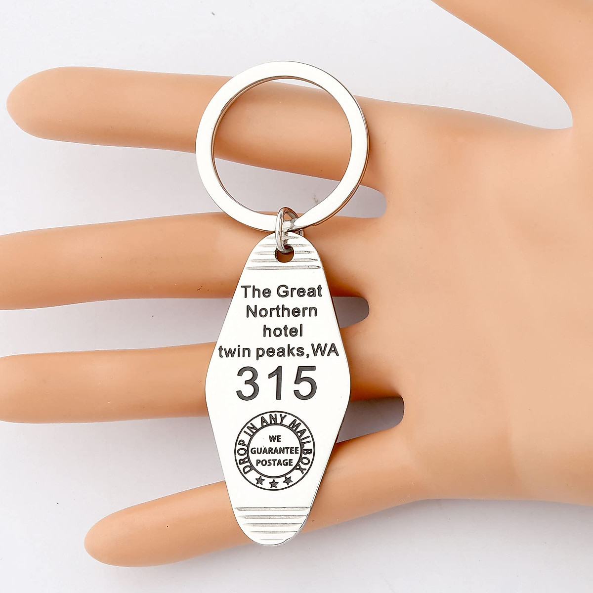 FOTAP Vintage Motel Keychain The Great Northern Hotel Jewelry Vintage Inspired Keychain TV Show Fans Gift TV Series Gift (Great Northern 315)