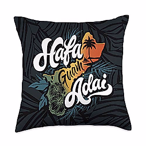 Guam T shirts Chamorro Pride Gifts Guam Island Hafa Adai || Guamanian Chamorro Decorative Throw Pillow, 18x18, Multicolor