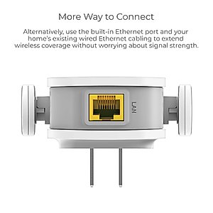 D-Link AC1200 Dual-Band Wi-Fi Range Extender/Wireless Repeater/Access Point for Best Wi-Fi Coverage for Smart Home and Alexa Devices (DAP-1610-US) (Renewed)