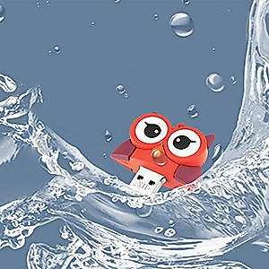 USB Flash Drive, 8GB / 16GB / 32GB / 64GB Silicone USB 2.0 USB Memory Stick Data Storage Pendrive Thumb Drives (64GB, Cute Owl)