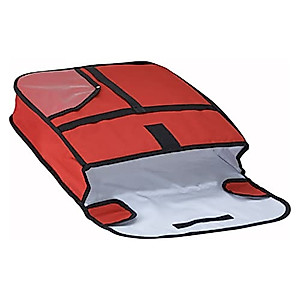 Winco BGPZ-18 Pizza Bag, 18-Inch by 18-Inch by 5-Inch, Red