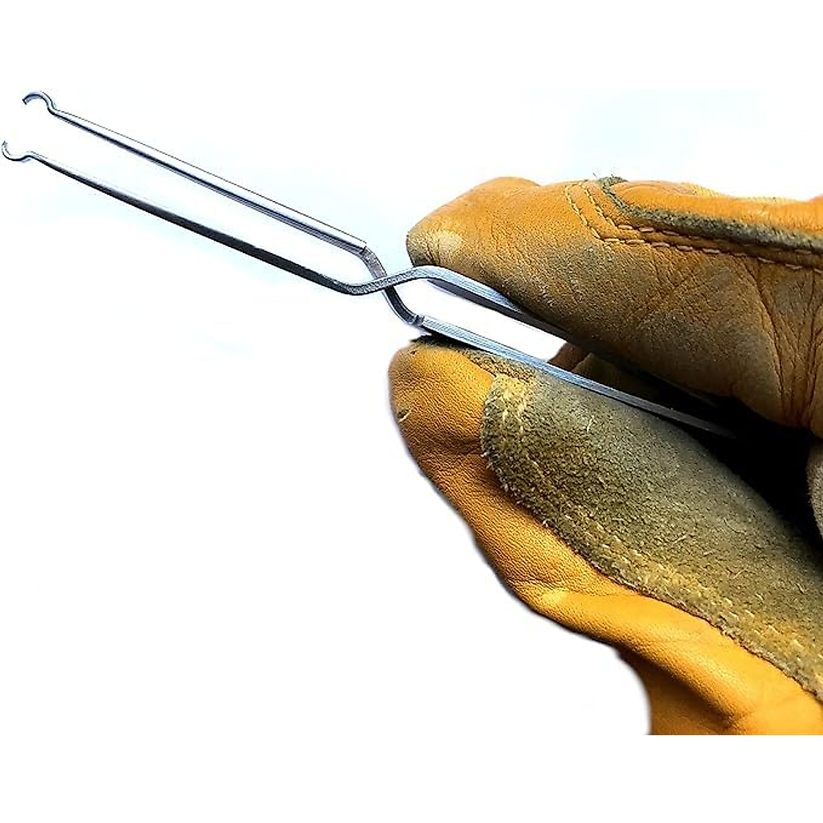 Lock Pinning Cross Locking Tweezers - Stainless Steel, Wire Holding tweezer self-locking for Locksmith and Rekeying Kit, Locksmith Tools, Metal Tweezers for Lock Pinning on a Pinning Mat for Locksmith