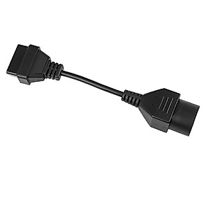 X AUTOHAUX OBD2 Diagnostic Connector Cable Male to Female for Mazda - 17 Pin to 16 Pin 20cm