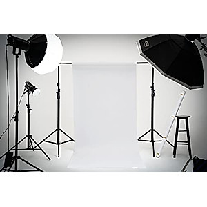 Kate Paper Backdrops for Photography Seamless Photo Background Paper (53''x16.4' Arctic White)