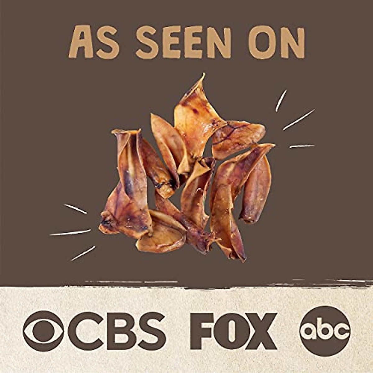 Mighty Paw Half Pig Ears for Dogs | All Natural Dog Treats. Single Ingredient Pig Ear Dog Treats. Better Than Rawhide Dog Snacks for Puppy and Large/Medium Dogs. Pigs Ears Dog Chews, Dog Pig Ears