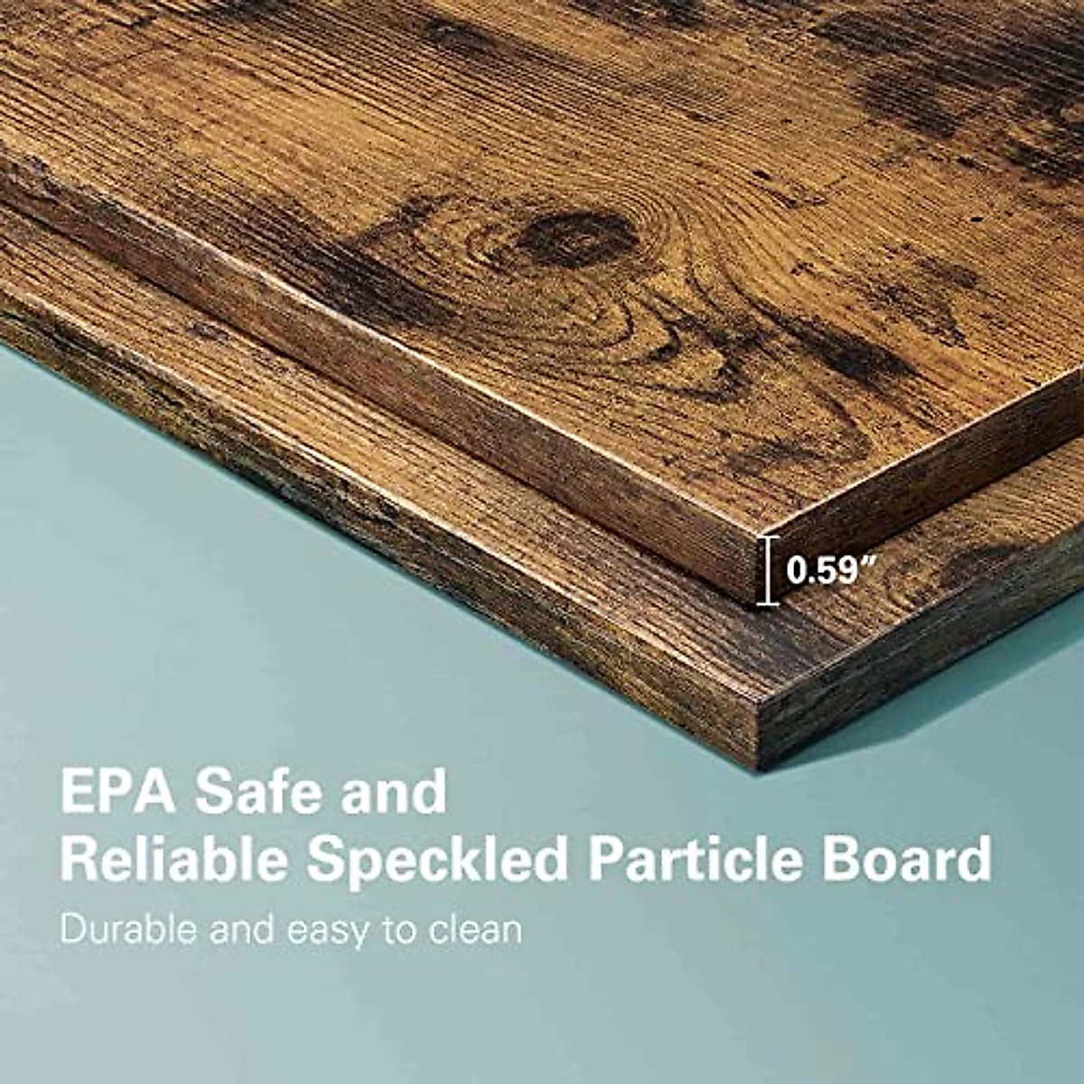 Denkee 31.5 Inch Width Bakers Rack for Kitchen, Industrial 5-Tier Microwave Stand with Storage, Freestanding Kitchen Stand Storage Shelf, Coffee Bar Station (Rustic Brown)