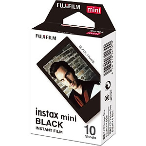 Fujifilm Instax Mini Black Film - 10 Exposures