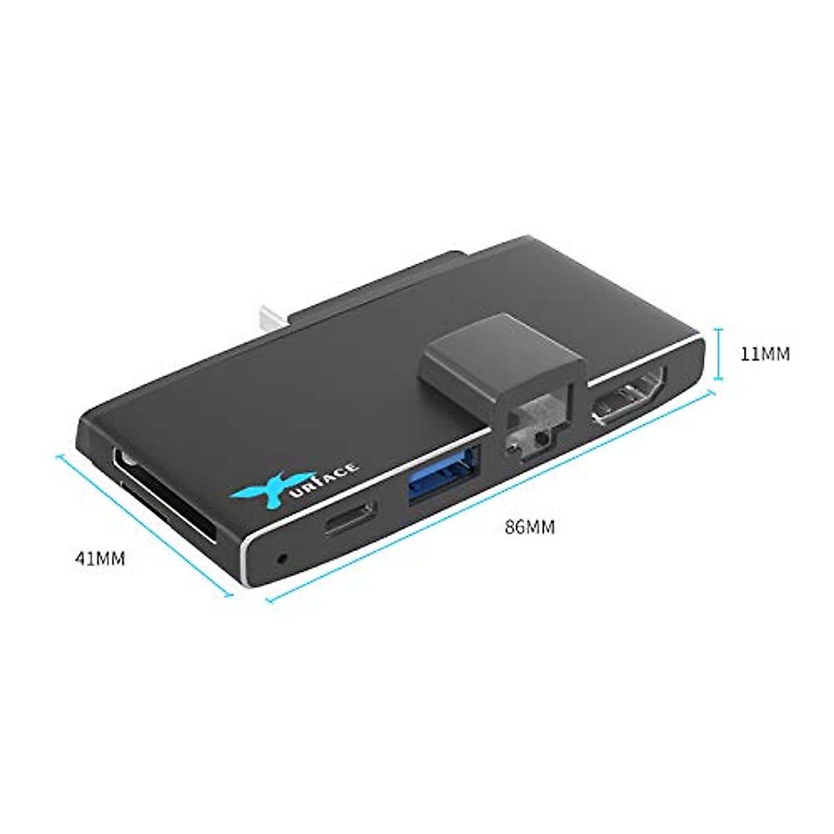 IMD-SUR393P7 Docking Type C3.1 Hub & Reader & HDMI & LAN for Surface Pro7